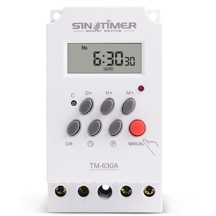 Sinotimer 12v Dc Input 7 Days Programmable 24hrs Mini Timer Switch Time Relay Output Load High