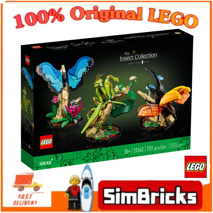 (SimBricks) LEGO 21342 Ideas The Insect Collection | Lazada