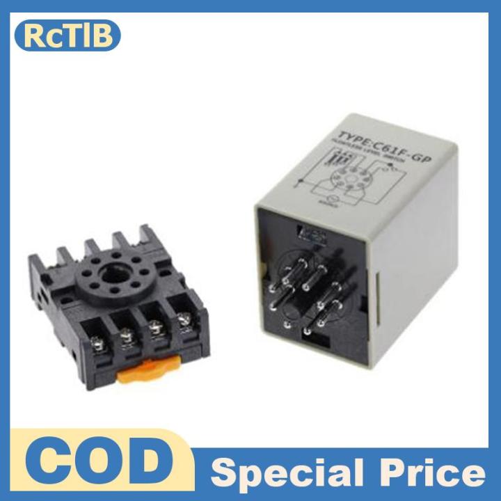 RcTlB C61F-GP AC220V Level Relay Floatless Level Switch Level Controller with Base | Lazada PH