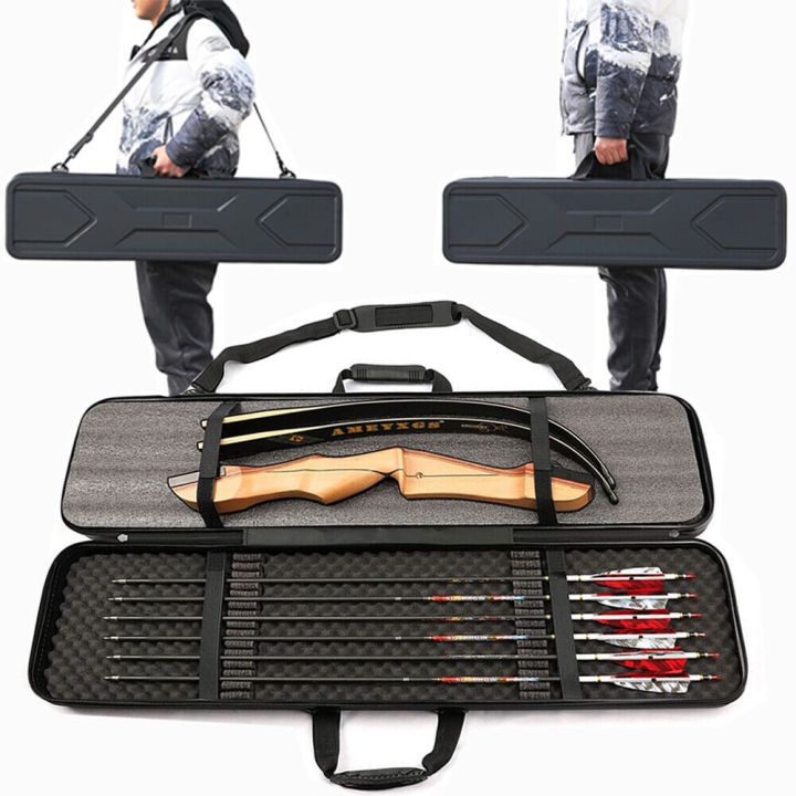 Recurve Bow Hard Case Bag Bow Storage Easy Carry Backpack （only box no ...