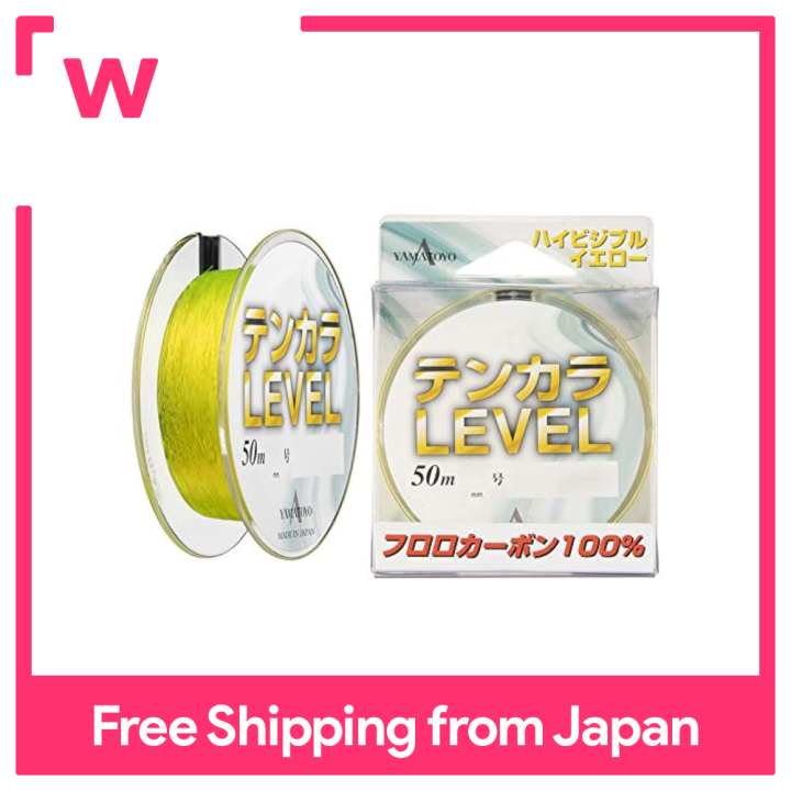 YAMATOYOTEGUS Tenkara Level Line 50m Hi-Visible Yellow #4 | Lazada PH