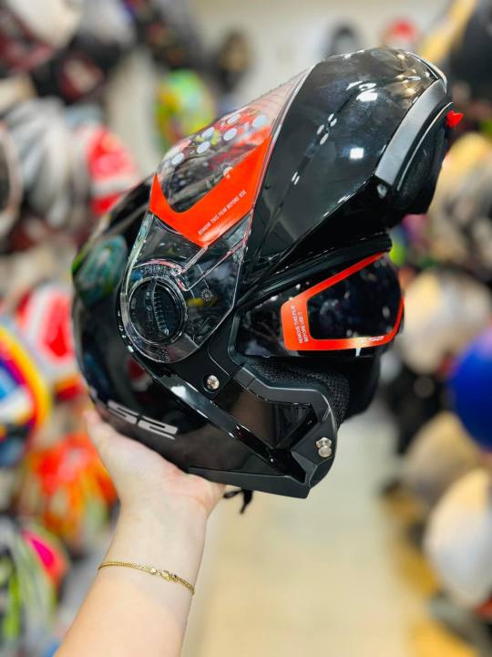 LS2 STROBE 1 & 2 MODULAR HELMET FF325 | Lazada PH