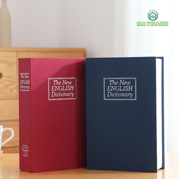 Metal Steel Dictionary Mini Safe Box Book Money Hidden Secret Security ...