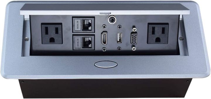 （Local shipping）Universal socket Table Pop-up Universal Outlet, HDMI ...