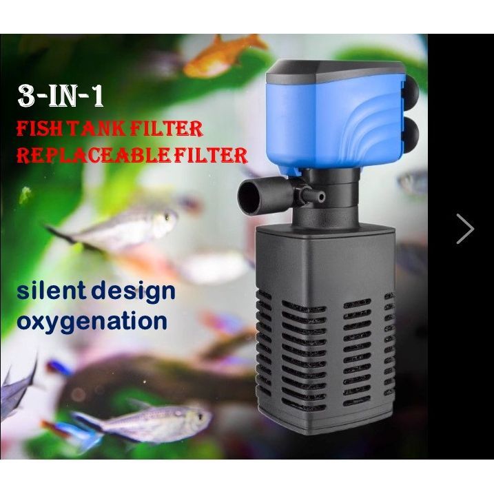 Aquarium Small mini fish tank built-in filter, 3 in 1 oxygenation ...