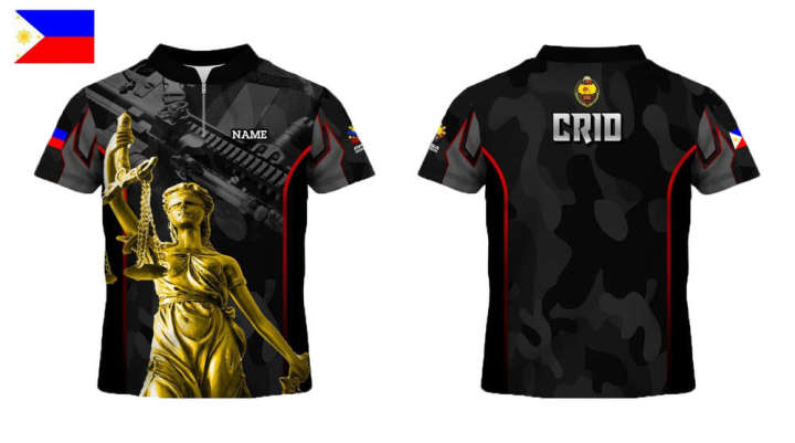 ff59f Philippine NBI CRID PPSA High quality full sublimation POLO shirt ...