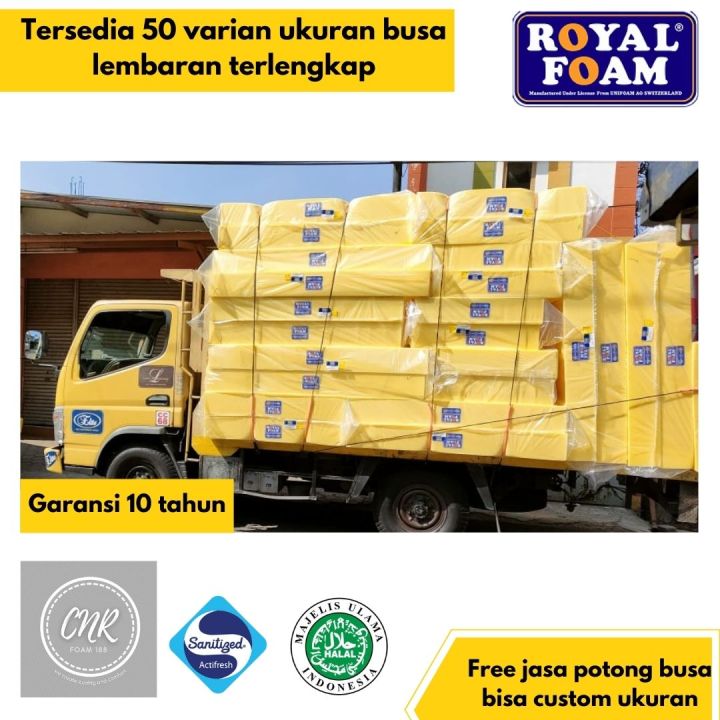 Busa Royal Foam tebal d16 yellow ukuran kasur busa tebal dan kasur busa ...