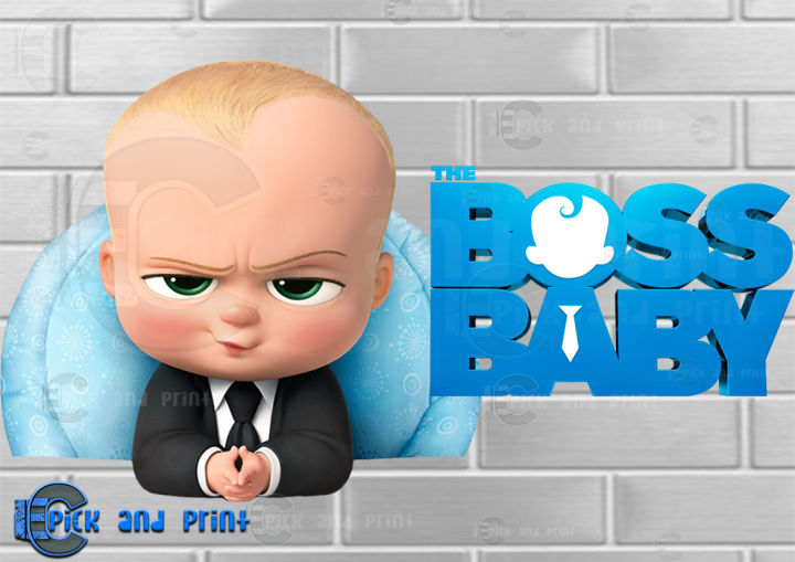 Boss Baby Character Cut Outs for DIY Party Backdrops Party Decorations ...