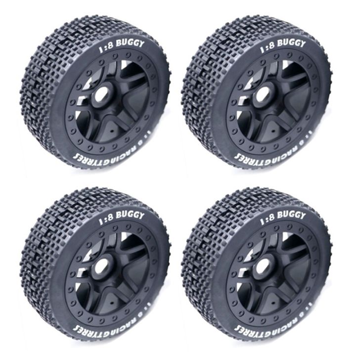 111mm 1/8 Scale RC Off Road Buggy Tires Wheel 17mm Hex for ARRMA Typhon ...