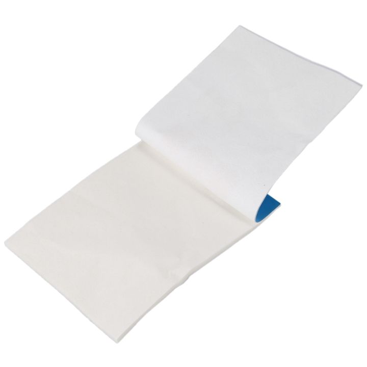 (QAPE) 1 Booklet 50 Pcs 10cm x 7.5cm White Soft Cleaning Paper Tissue ...