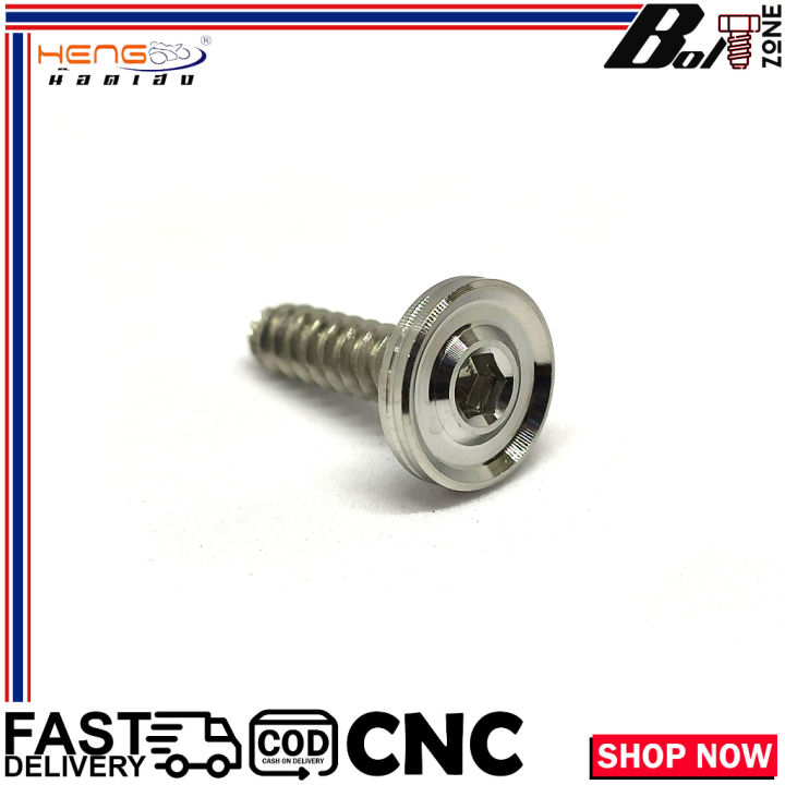 HENG FAIRINGS BODY SCREW 4X16 MM FLAT DESIGN CNC BOLT / BODY FLERINGS ...