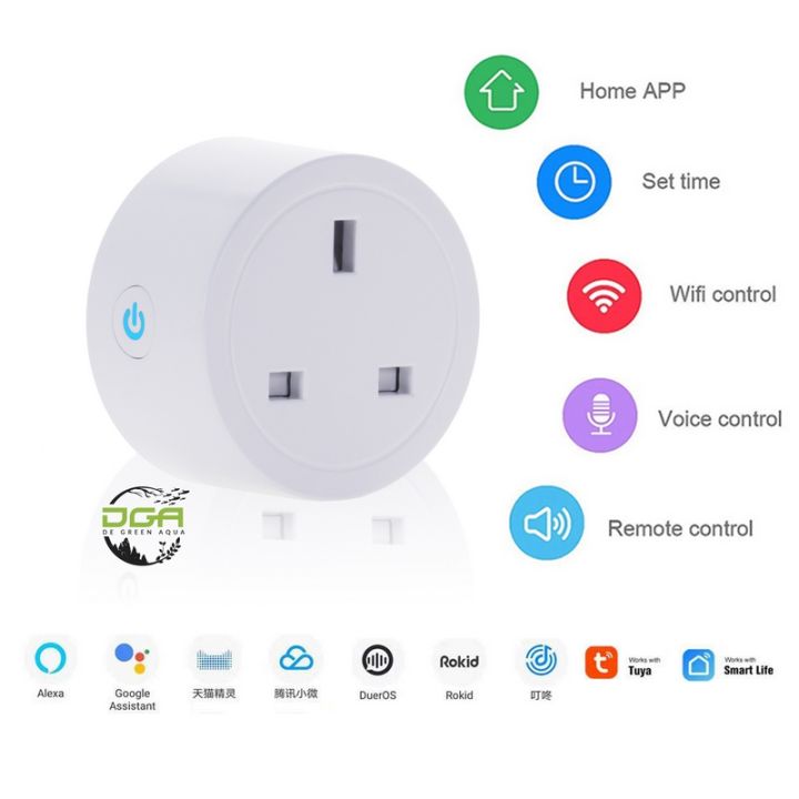 Smart Wifi Plug Socket Power Switch Timer For Co2 And Lighting（智能插座定时co2和灯） Lazada
