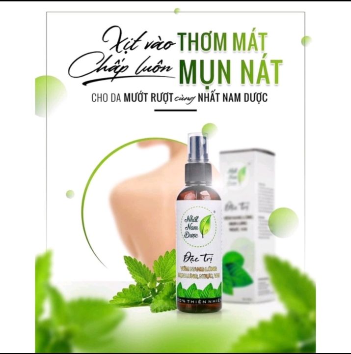 [CHÍNH HÃNG] Xịt Mụn Lưng - Ngực - Vai - Body Nhất Nam Dược 100ml ...