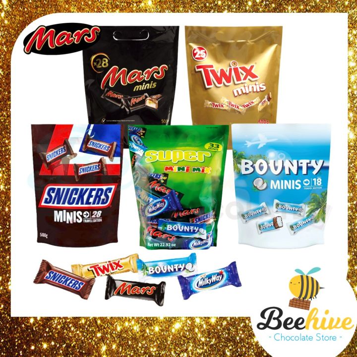 Mars Snickers Bounty Milky Way Twix Mini Mix Pouch 440g 650g Lazada