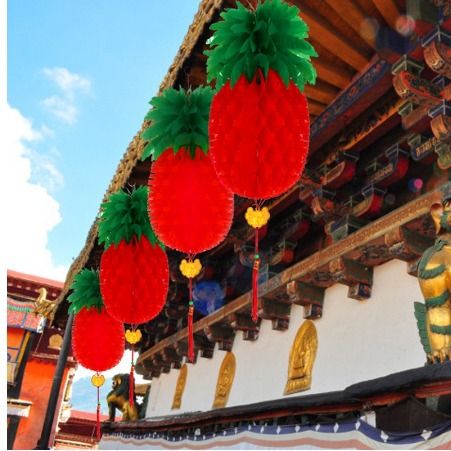 Pineapple Lantern's "Lucky Red chinese parol year home decor per 10pcs ...