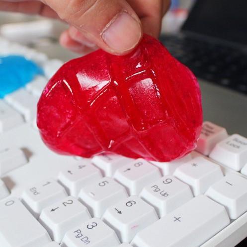 High-Tech Clean Slimy Gel Computer PC Laptop Magic Sticky Jelly ...