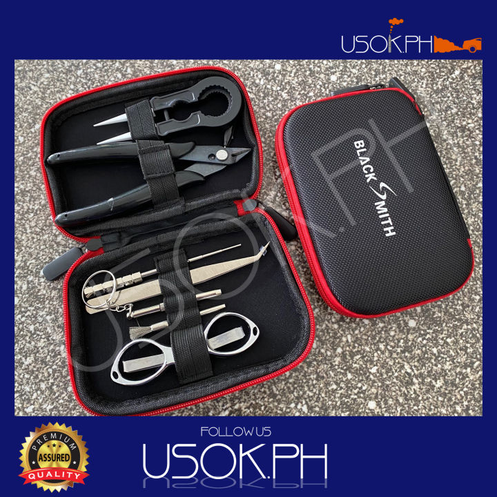 BlackSmith Mini Tool Kit Tweezers Pliers Complete SET Legit | Lazada PH