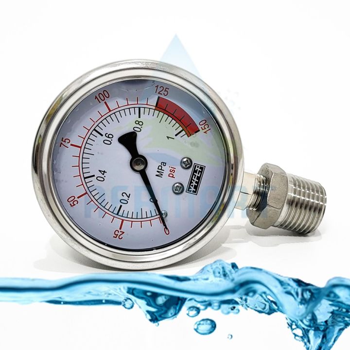 Aermart - Pressure Gauge 150psi - RAKET - Drat Luar 1/2 | Lazada Indonesia