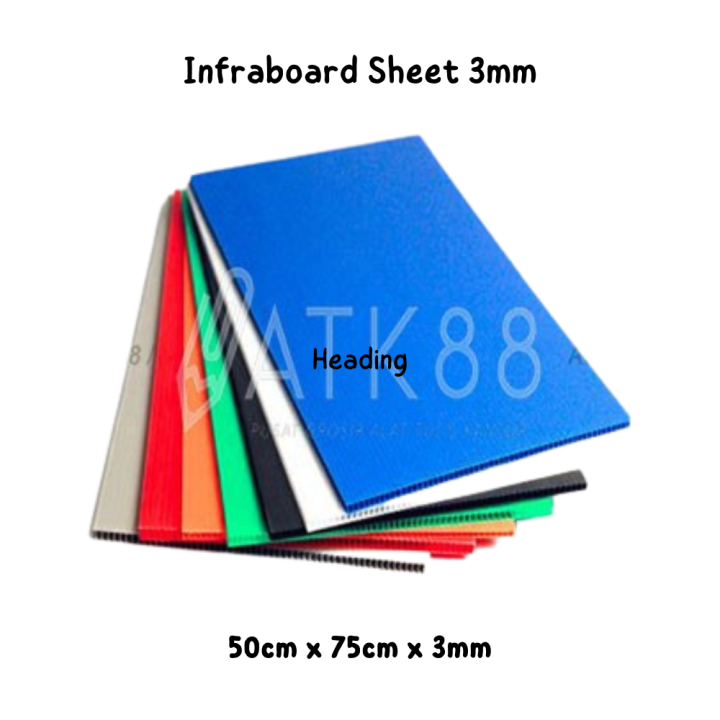 Infraboard Sheet 3mm ( Impraboard Lembaran ) | Lazada Indonesia