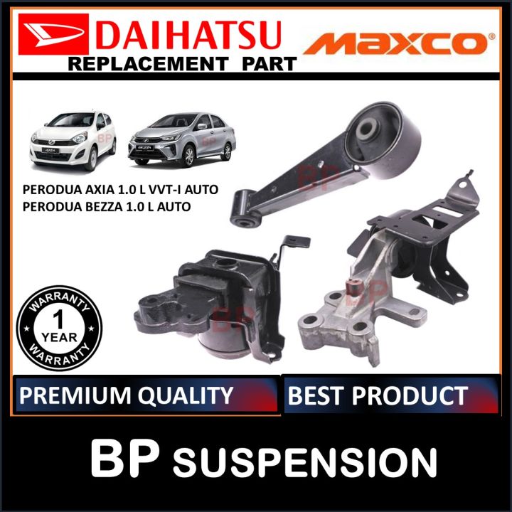 SATU SET MAXCO BRAND ENGINE MOUNTING / PERODUA AXIA VVTI 1.0 AUTO (2017 ...