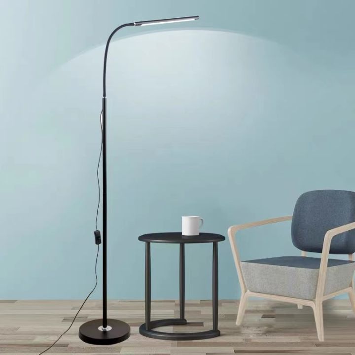 LED Floor Lamp Stand Shade With Flexible Swing Arm,Dimmable,3-way,Stand ...