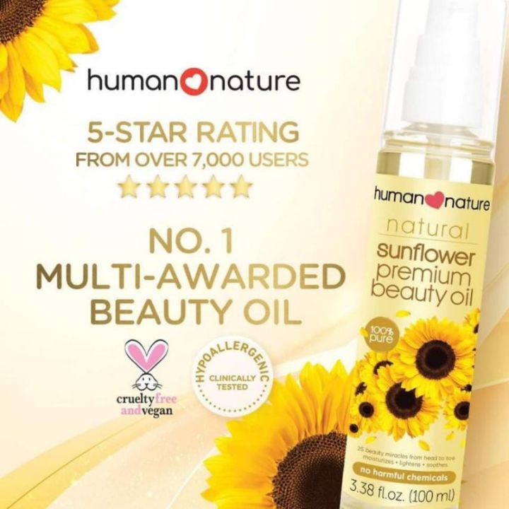 Human Nature Sunflower Beauty Oil Natural | Lazada PH