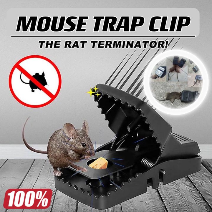 Mouse Trap Clip High Sensitive Snap Catching Big Reuseable Plastic ...