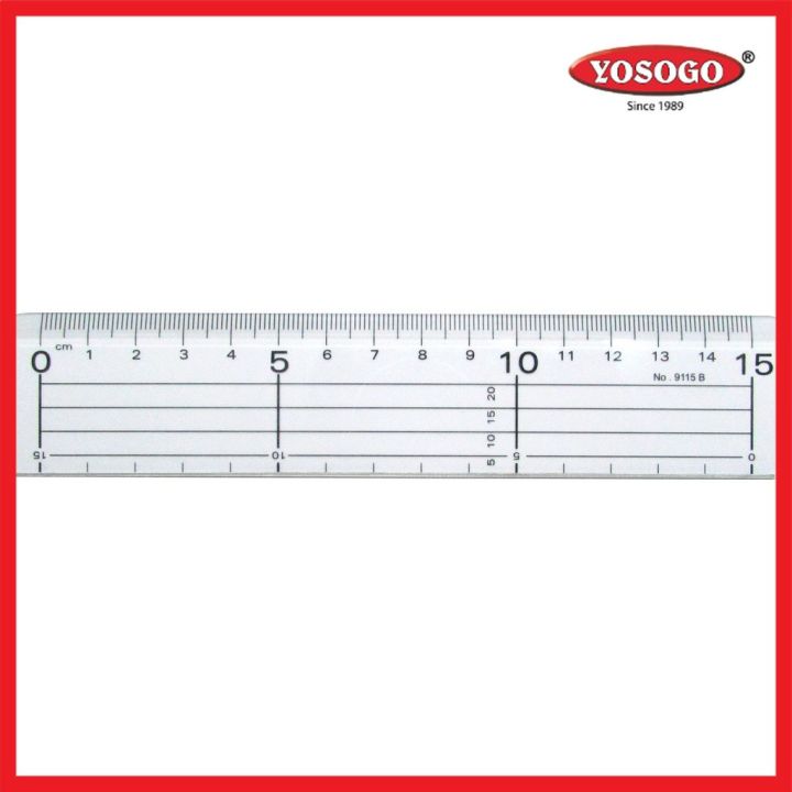 YOSOGO 91 SERIES PLEXIGLASS RULER/ ACRYLIC RULER WITH METAL GUIDE FOR ...