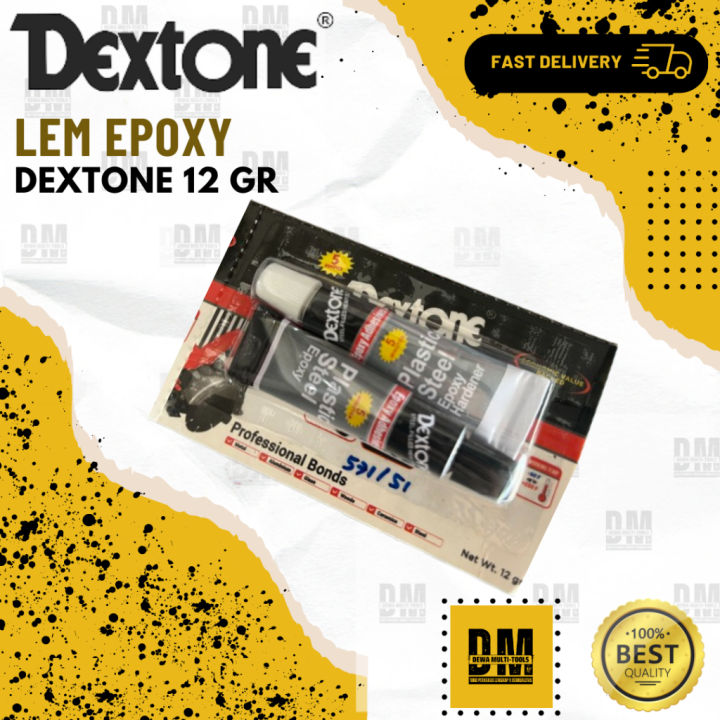 LEM DEXTONE EPOXY STEEL 12 gr 5 Menit Besi Campur Plastic Steel ...