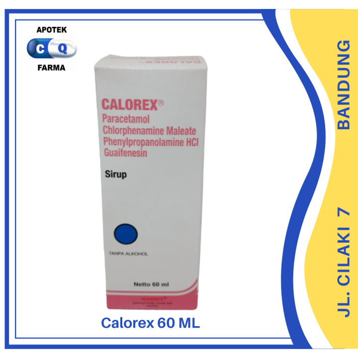 CALOREX OBAT FLU DAN BATUK 60 ML | Lazada Indonesia