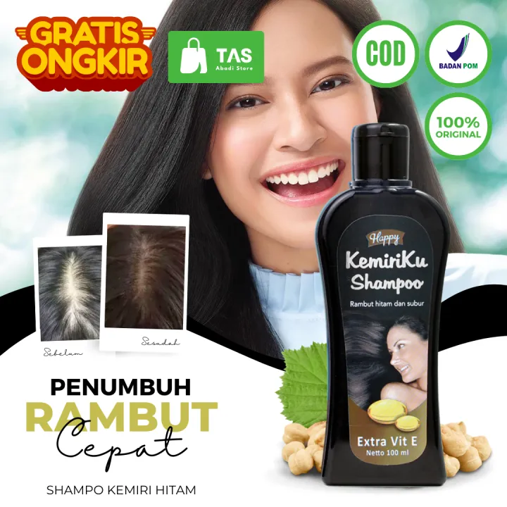 Sampo Anti Ketombe Dan Gatal | Sampo Penghitam Rambut Uban | Shampoo Pemanjang Rambut | Kemiriku ...