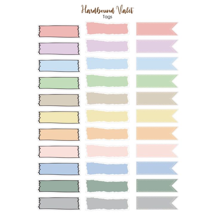 Tag Label Sticker for Planner / Book Cover / DIY Journal | Lazada