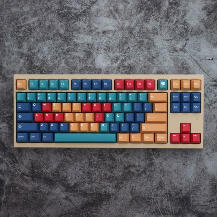 【Keycap Only】GMK Panels Keycap Vintage Colorful Key cap Cherry Profile ...