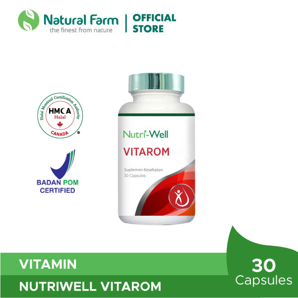 Nutriwell Vitarom 30 Caps | Lazada Indonesia