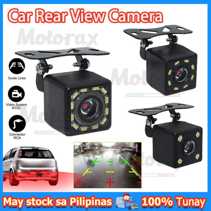 Reverse Camera Rearview Car Infrared Night Vision 4/8/12 LED Waterproof ...