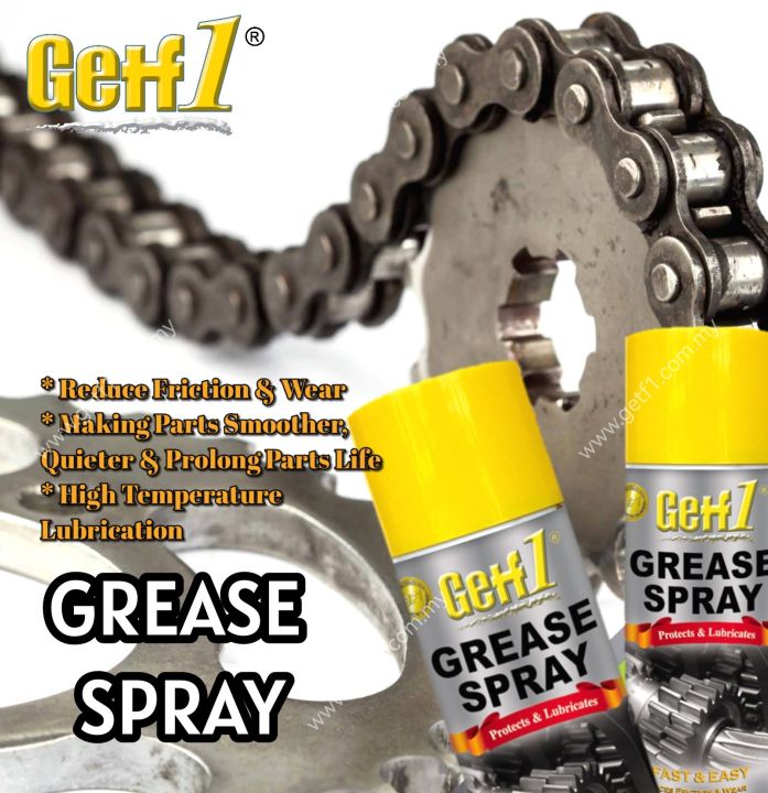 Penjagaan Kereta Gris Spray Getf1 Car Care Grease Spray -400ml | Lazada