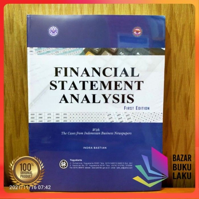BUKU ORIGINAL Financial Statement Analysis - Indra Bastian | Lazada ... BUKU ORIGINAL Financial Statement Analysis - Indra Bastian | Lazada ...