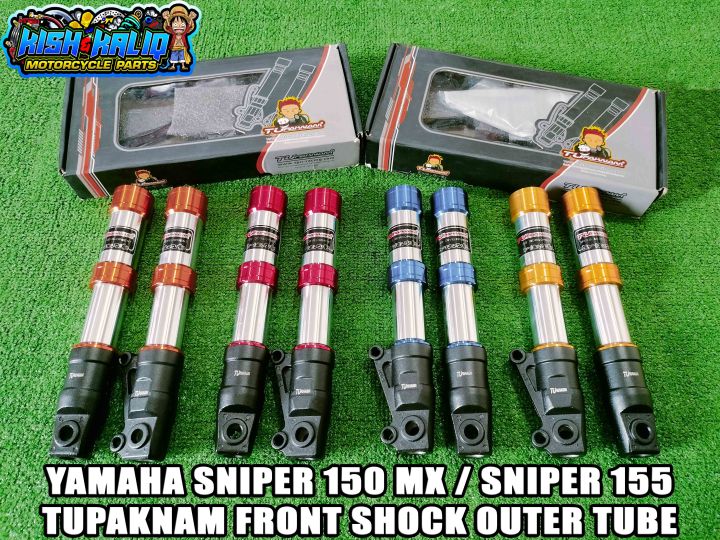 TUPAKNAM FRONT SHOCK OUTER TUBE FOR YAMAHA SNIPER 150 MX / SNIPER 155 ...