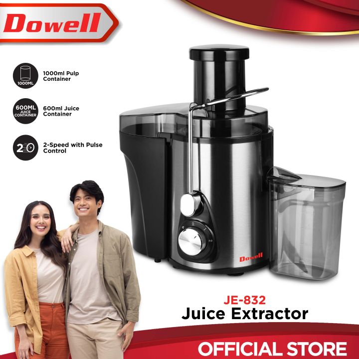 Dowell JE-832 1L Electric Juice Extractor | Lazada PH