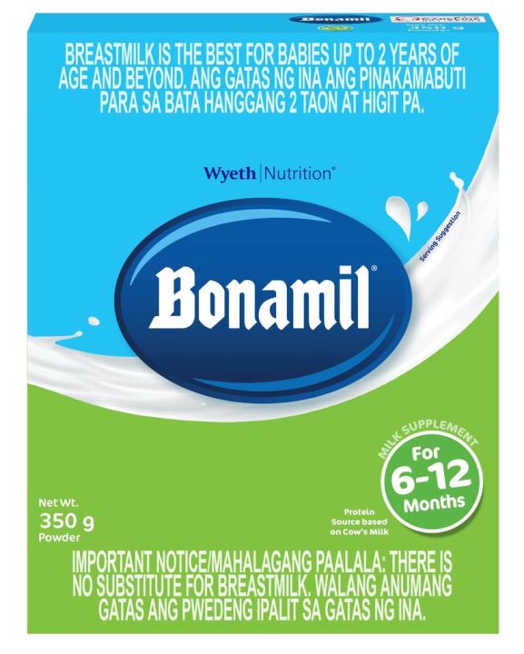 BONAMIL Stage 2 Milk Supplement for 6 to 12 Months 350g Box | Lazada PH