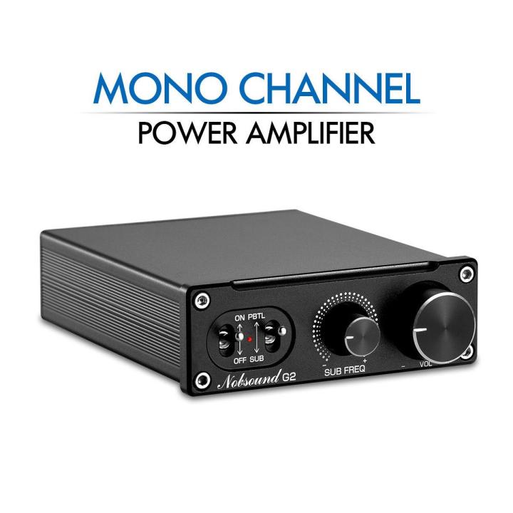 Nobsound G2 100W Subwoofer / Full-Frequency Mono Channel Digital Power Amplifier | Lazada PH