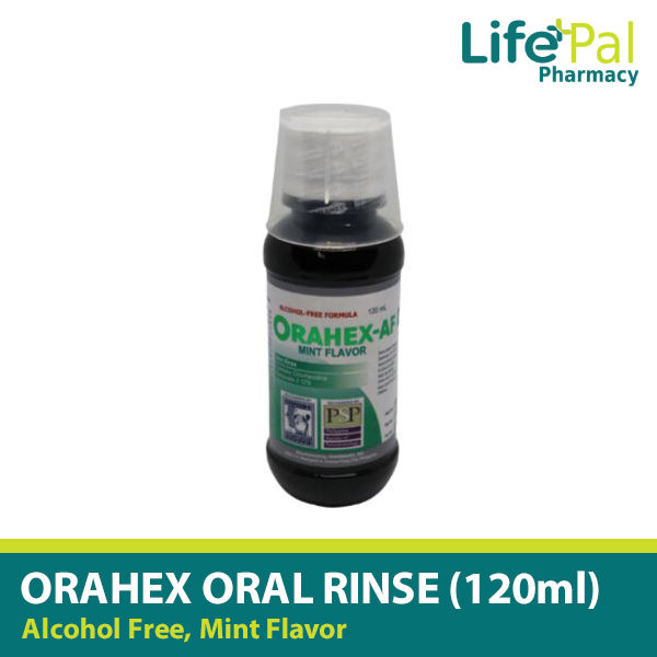 Orahex Alcohol Free Mint Oral Rinse 120ml | Lazada PH