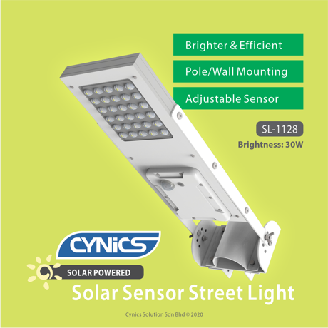 CYNICS Solar Sensor Street Light | Lazada