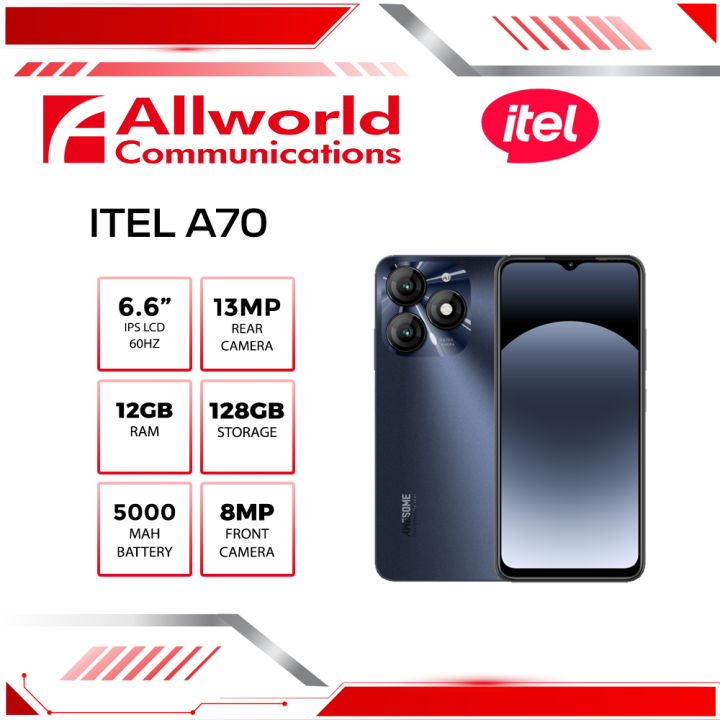 ITEL A70 12GB 128GB | Lazada PH