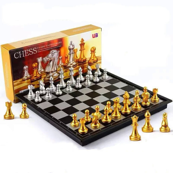 Magnetic Travel Chess Set with Folding Chess Board Educational Toys for ...