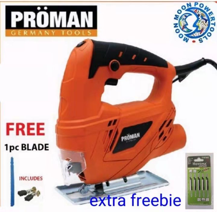 Proman jig saw 600watts+free 5pcs jig saw blade | Lazada PH