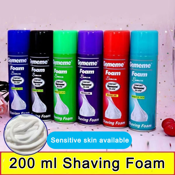 Shaving Cream for men Foamy Lemon Lime Shaving Foam Shaving Gel 200 ml ...