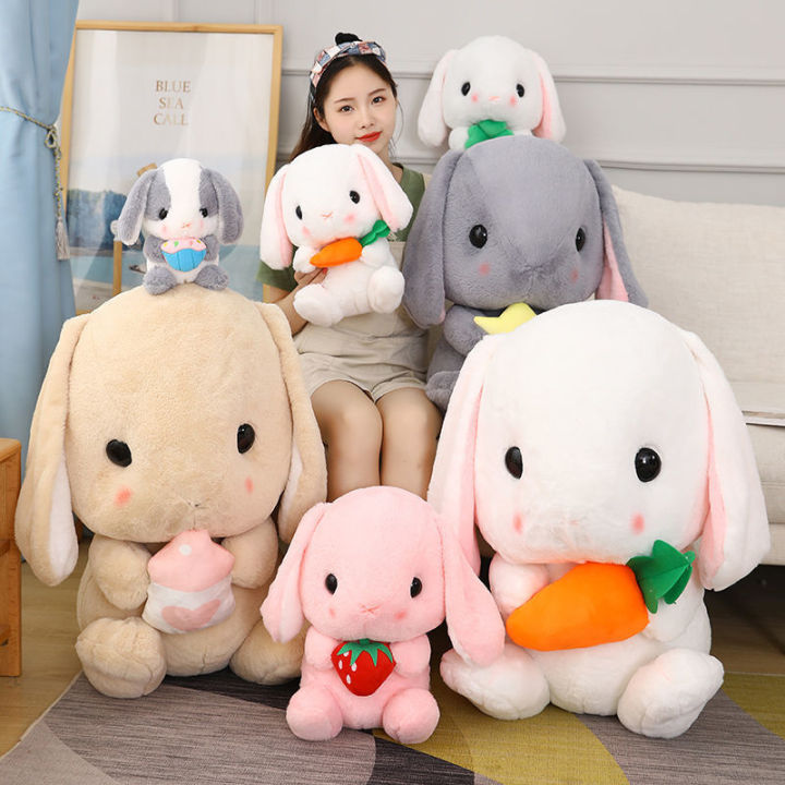 65cm Cute Stuffed Rabbit Plush Toy Soft Toys Cushion Bunny Kid Pillow ...