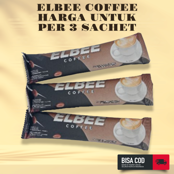 ELBEE COFFEE HARGA 3 SACHET ORIGINAL | Lazada Indonesia