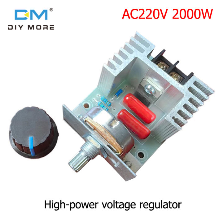 diymore AC 220V 2000W SCR High Power Electronic Voltage Regulator ...